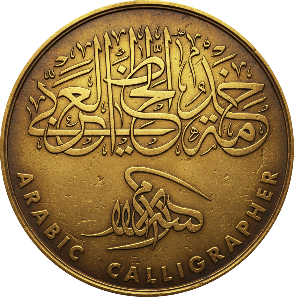 Plague Concubines In Rectangular Shape Arabic Thuluth Calligraphy ...